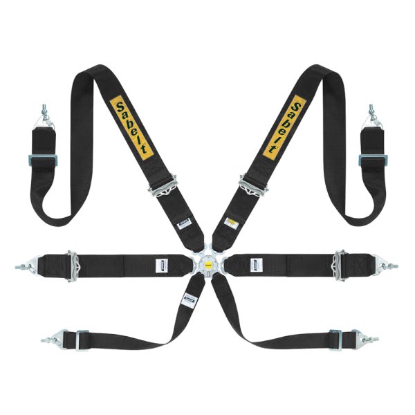 Sabelt® CCA633SNUN - Silver Series Saloon Rally Seat Belt, 3", Black