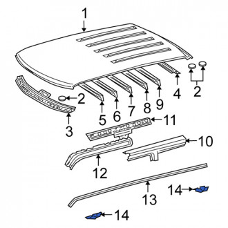 Scion xB Roof Hardware - Clips, Screws | CARiD