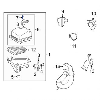 Scion xB Air Filter Housing Boxes & Parts — CARiD.com