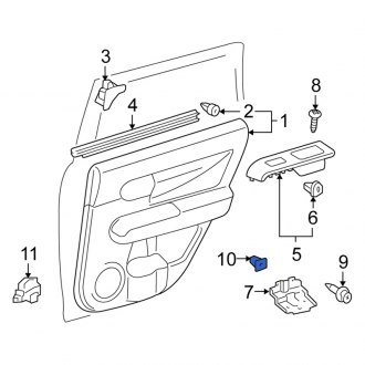 Scion xB Rocker Panel Hardware - Clips, Brackets | CARiD
