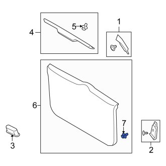 Scion xB Rocker Panel Hardware | Clips, Brackets — CARiD.com