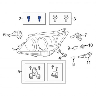 Scion iQ OEM Tail Lights | LED, Fiber Optic — CARiD.com