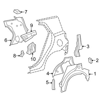 2010 Scion xD OEM Fenders | Front, Rear, Inner — CARiD.com