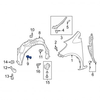 Scion xB Bumper Brackets & Hardware - Front, Rear | CARiD