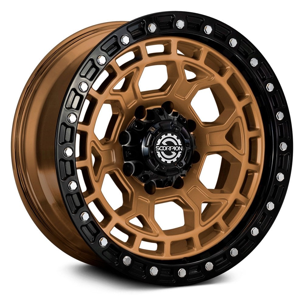 SCORPION® NOMAD Wheels - Matte Bronze with Black Lip Rims