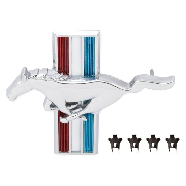 Scott Drake® C5ZZ-16229-B - Driver Side Running Horse Pin On Fender Emblem