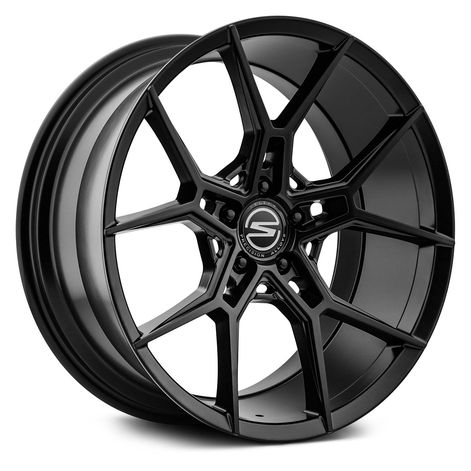 SELECT PRECISION ALLOYS® ALPINE Wheels - Satin Black Rims