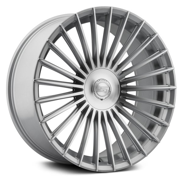 SELECT PRECISION ALLOYS® BRISTOL Wheels - Gloss Silver with Machined ...