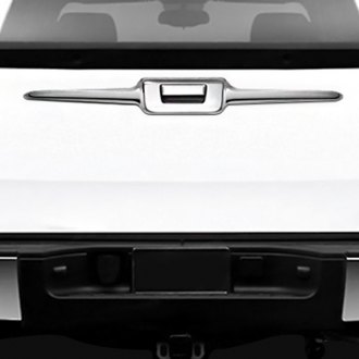 Custom Tailgate Trim | Chrome, Polished Stainless Steel, Diamond Tread