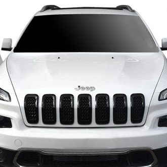 2015 Jeep Cherokee Custom Grilles | Billet, Mesh, LED, Chrome, Black