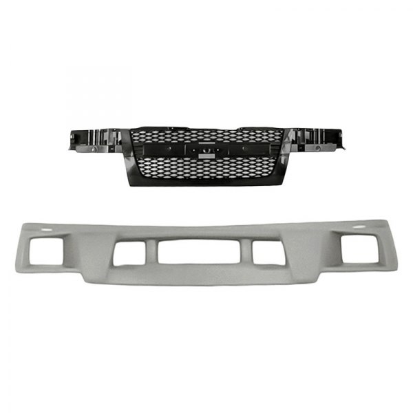 Sherman® BNDL-229474 - 2-Piece (Front Lower Bumper Cover, Grille ...