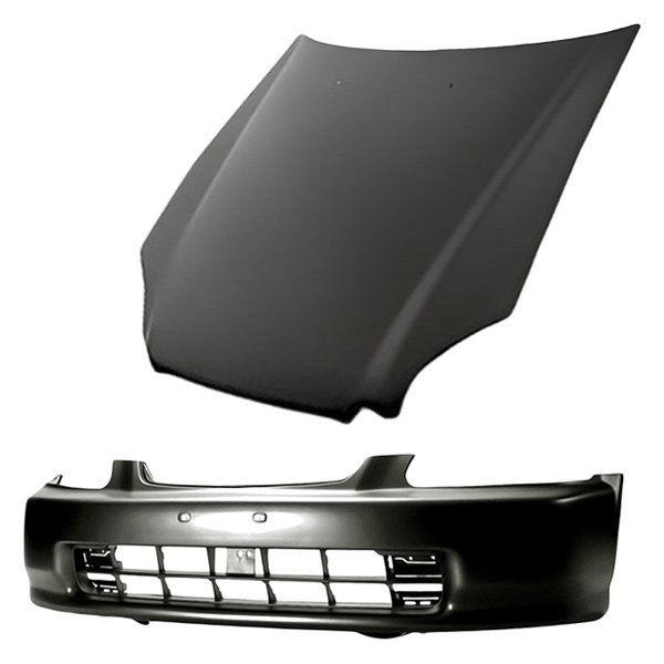 Sherman® BNDL-229547 - 2-Piece (Front Bumper Cover, Hood Panel) (Value ...