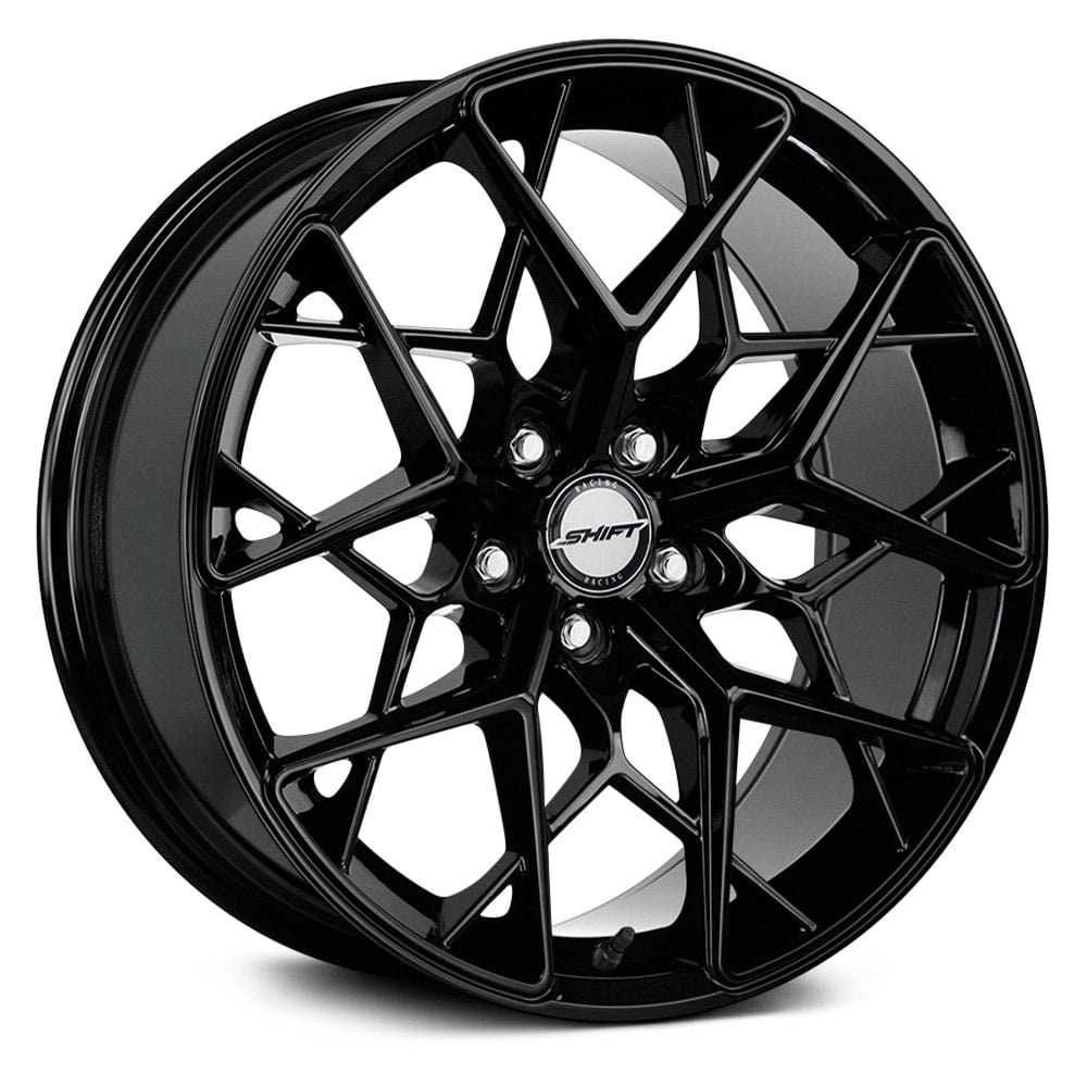 SHIFT WHEELS® PISTON Wheels - Gloss Black Rims