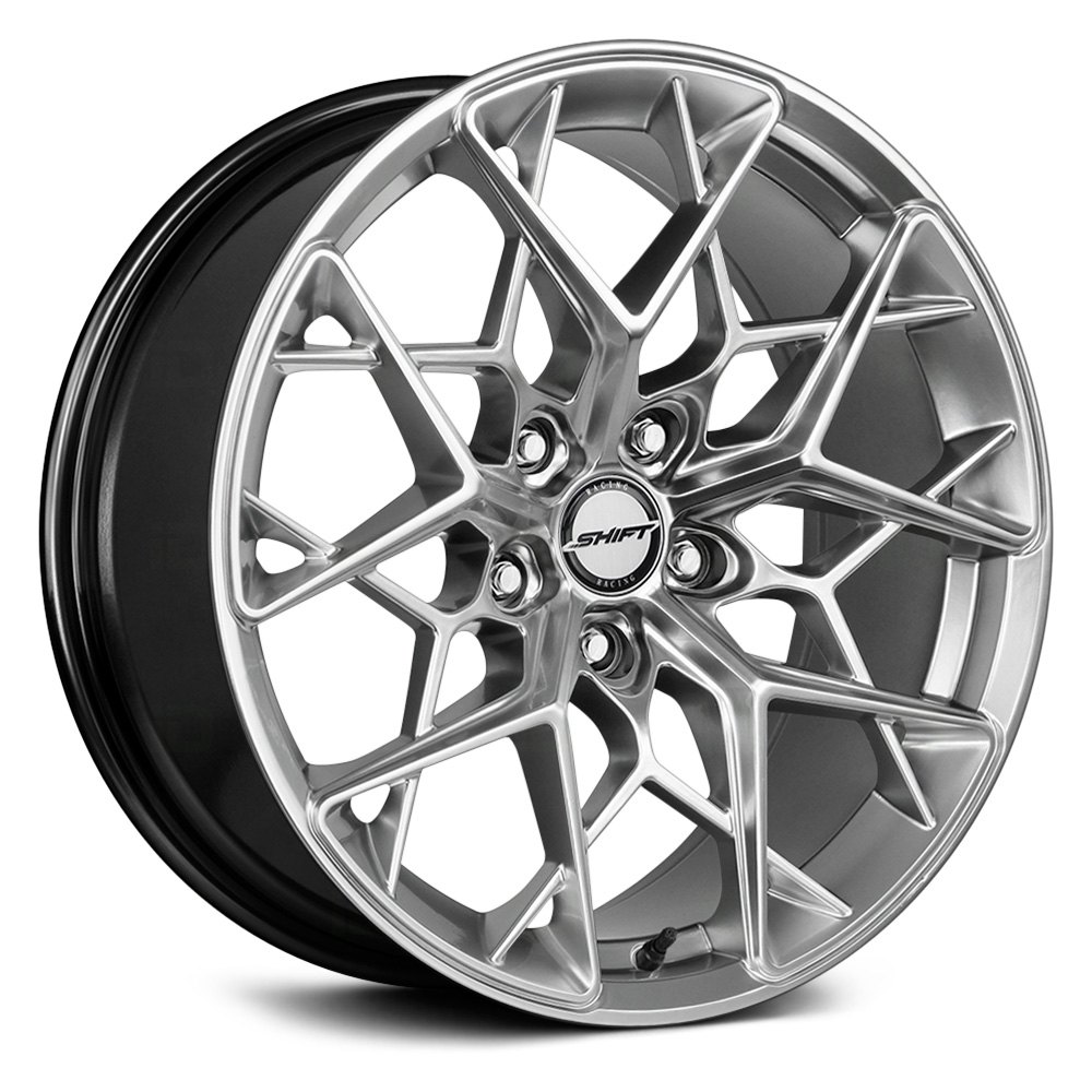 SHIFT WHEELS® PISTON Wheels - Platinum Silver Rims