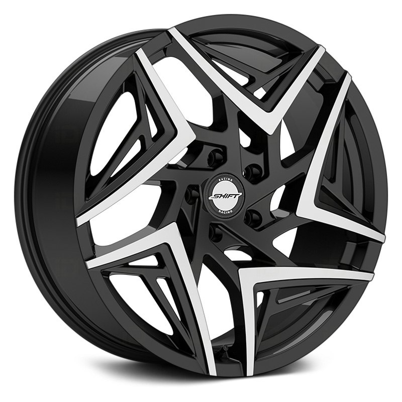 SHIFT WHEELS® VALVE Wheels - Gloss Black with Machined Tips Rims