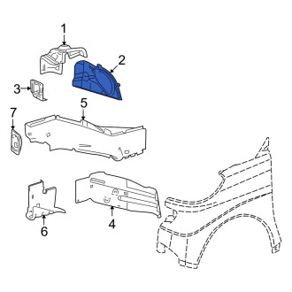 Smart Car Inner Fenders | Wells, Liners, Splash Shields — CARiD.com