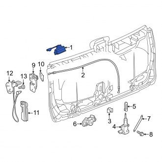 Smart Car Fortwo Trunk/Tailgate Handles & Locks — CARID.com
