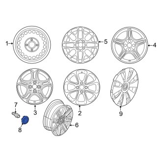 Smart Car OEM Wheels & Tires | Lug Nuts, TPMS Sensors, Covers — CARiD.com
