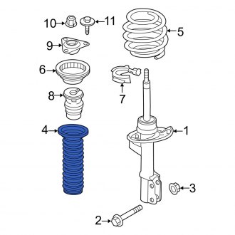 Smart Car Fortwo Shock & Strut Mounts | Rear, Front — CARiD.com