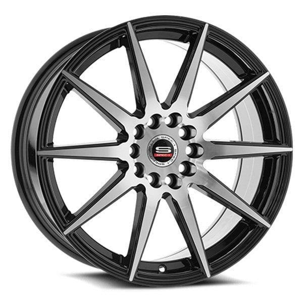 SPEC-1® SP-51 Wheels - Gloss Black with Machined Face Rims