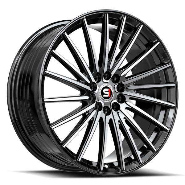 SPEC-1® SP-68 Wheels - Gloss Black with Machined Face Rims