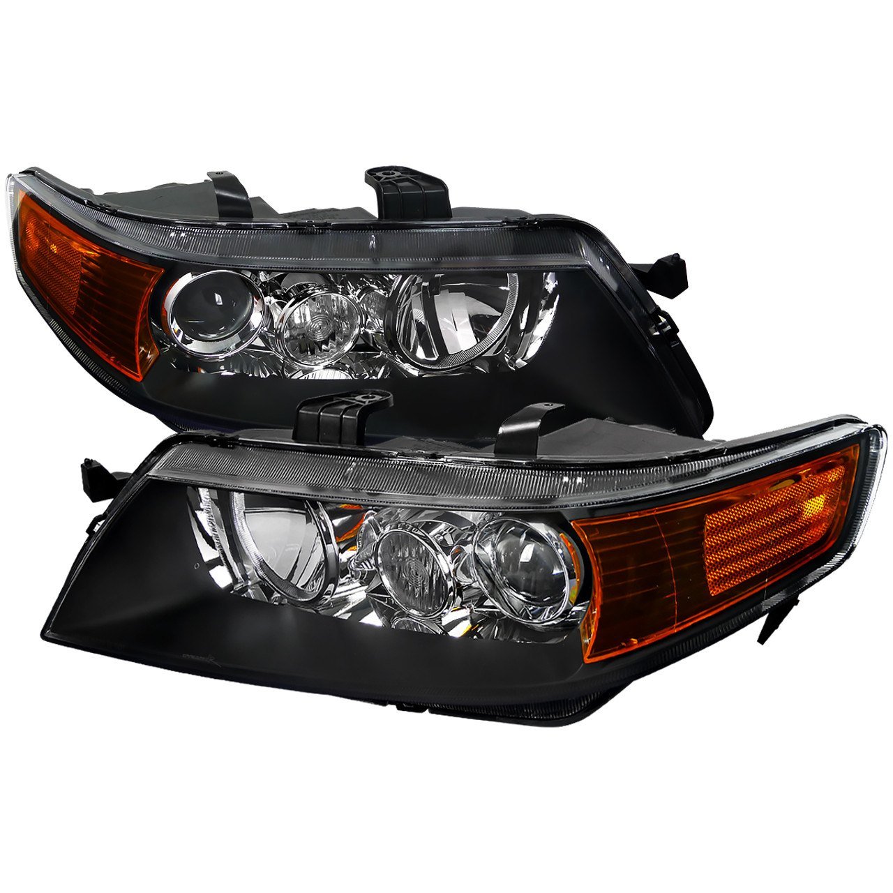 Acura TSX Custom Headlights Halo Projector LED CARiD