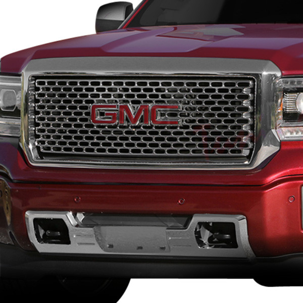 Spec-D® HG-GMC14LWC-GL - Denali Style Chrome Front Bumper Skid Plate