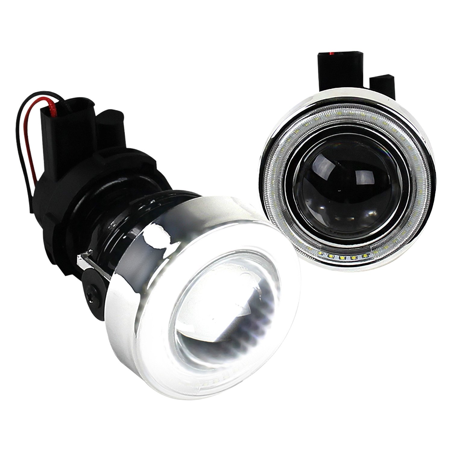 Spec-D® LFP-RND3HLED40-WQ - 3" Round Halo Projector LED Fog Lights