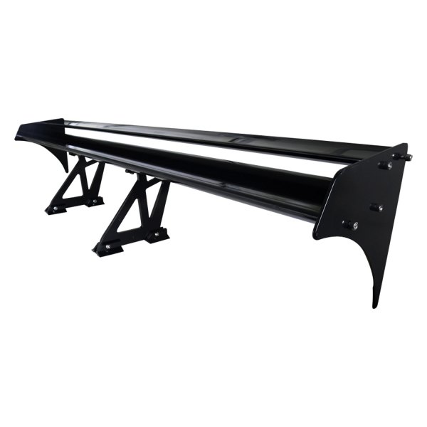 Spec-D® SPL-GT002DD52BK - 002 Style Aluminum Gloss Black Rear Lip Spoiler