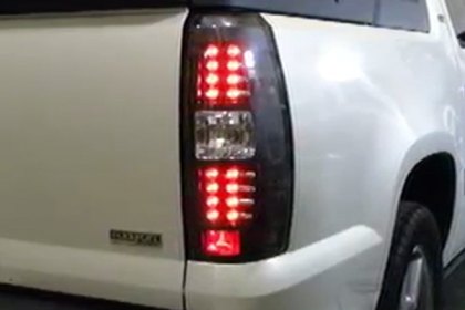 Spec-D® - Chevy Avalanche 2007 Black LED Tail Lights