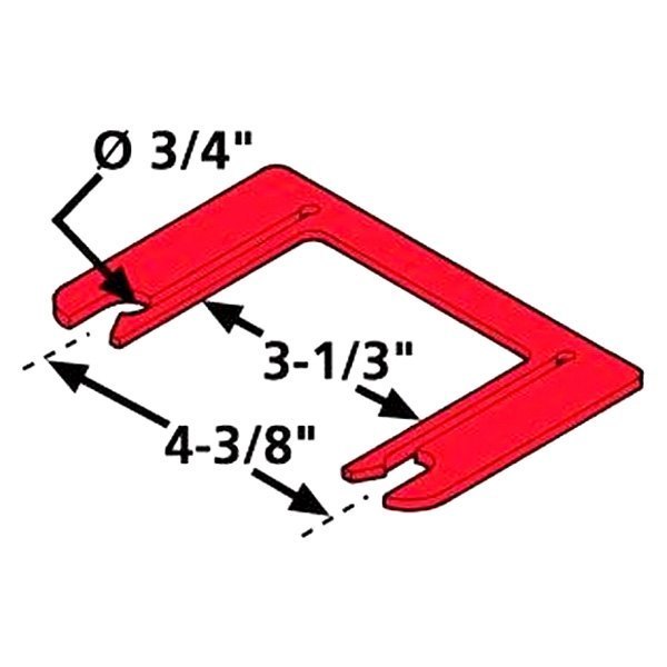 Specialty Products® 35032 - Dual Slot Alignment Toe/Thrust Shims