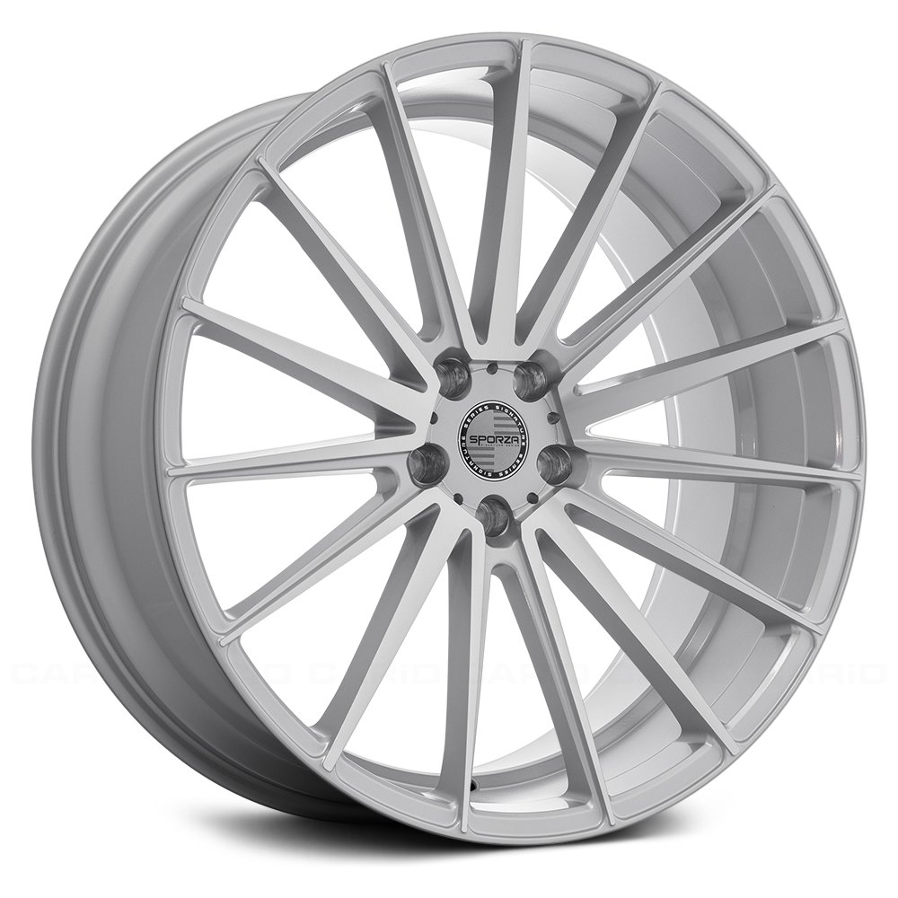 SPORZA® PENTAGON Wheels - Brushed Silver Rims - SPPEN2085BLNK20BS