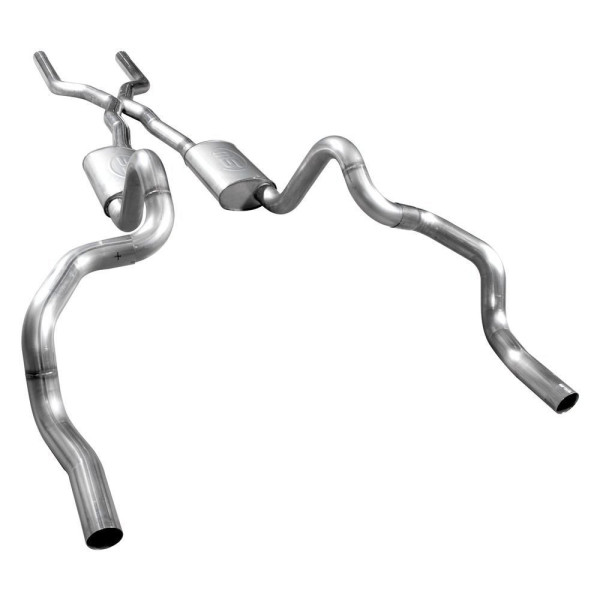 Stainless Works® CA70813SX - 304 SS Turbo Chambered Dual Header-Back ...