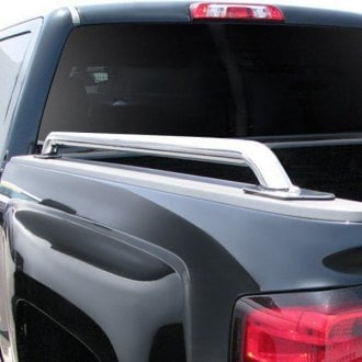 Truck Bed Side Rails - Chrome, Black, Polished Stainless Steel