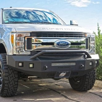 2017 Ford F-250 Custom 4x4 Off-Road Steel Bumpers | CARiD