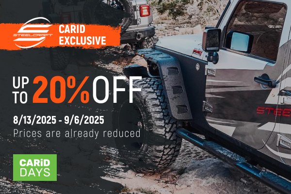 Steelcraft® 90-71090 - 3" Black LED Bull Bar with Skid Plate