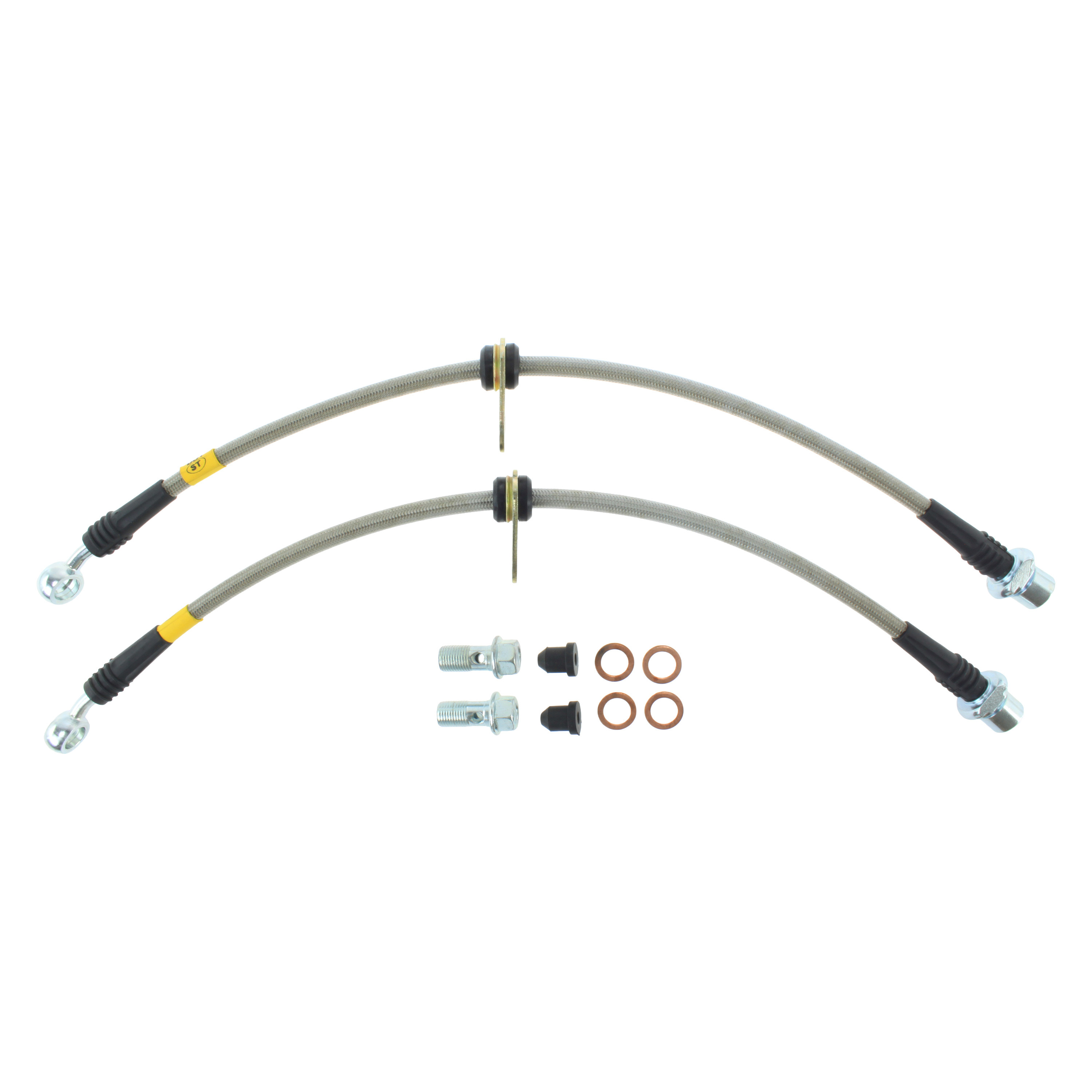 StopTech® 950.44012 - Stainless Steel Front Brake Line Kit
