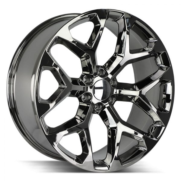STRADA OE REPLICA® SNOWFLAKE REPLICA Wheels - Black Chrome Rims - R176 ...