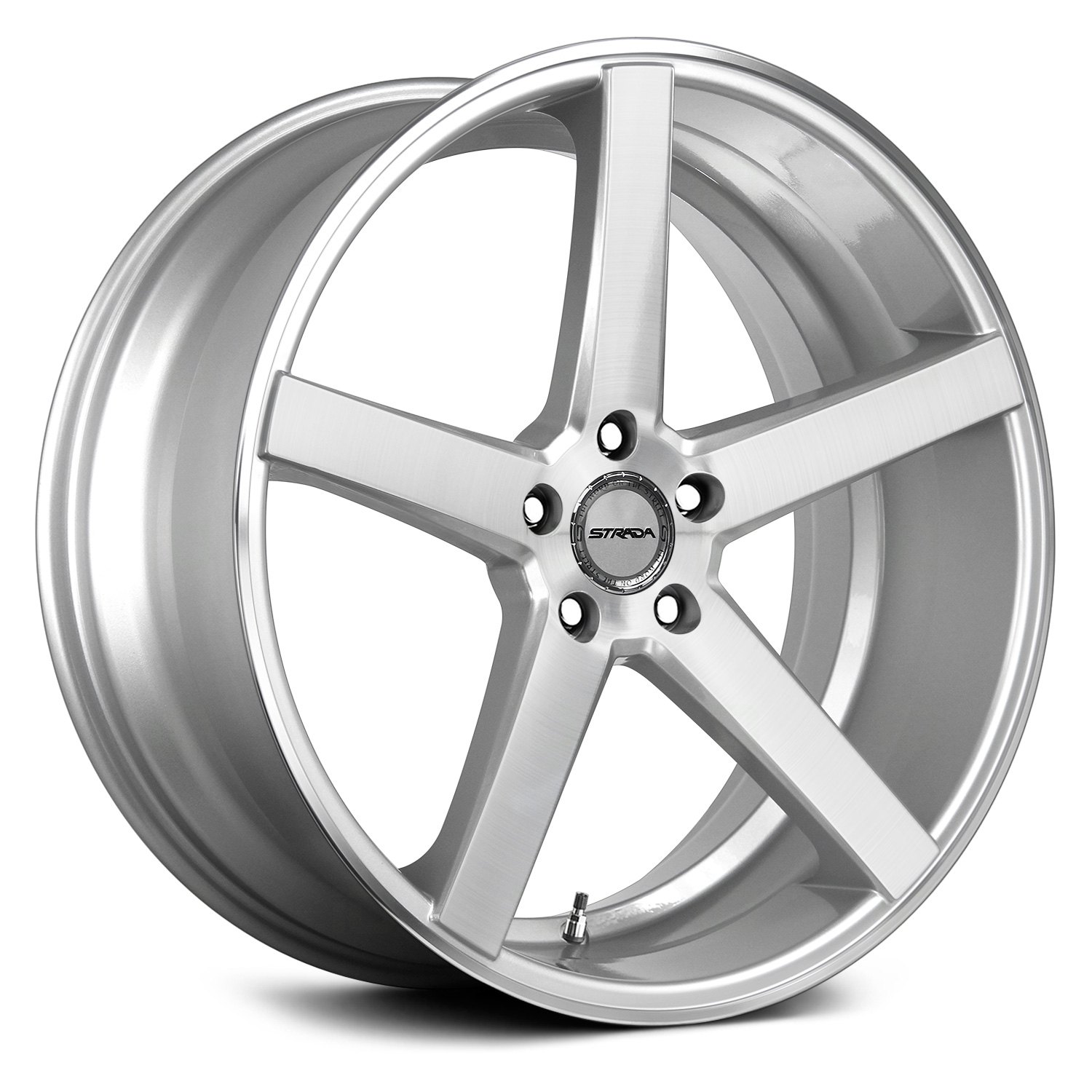 STRADA® PERFETTO Wheels - Silver with Brushed Face Rims