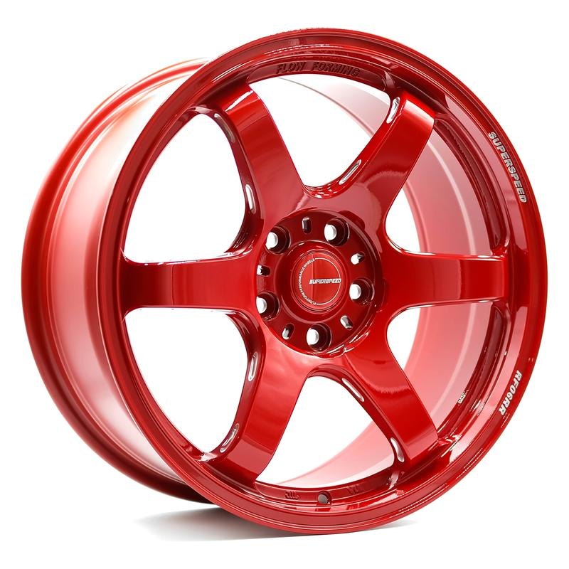 SUPERSPEED® RF06RR Wheels - Hyper Red Rims - RF0618095385114HR
