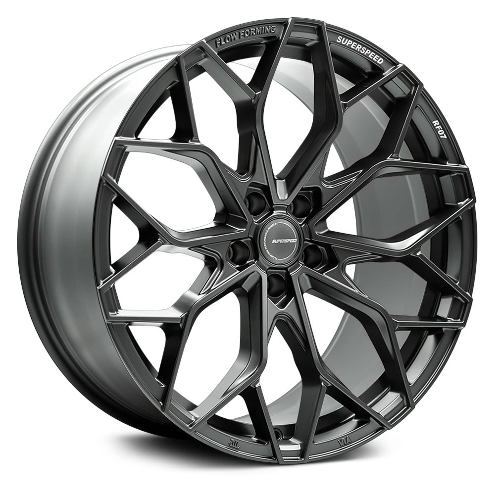 SUPERSPEED® RF07 Wheels - Matte Gunmetal Rims