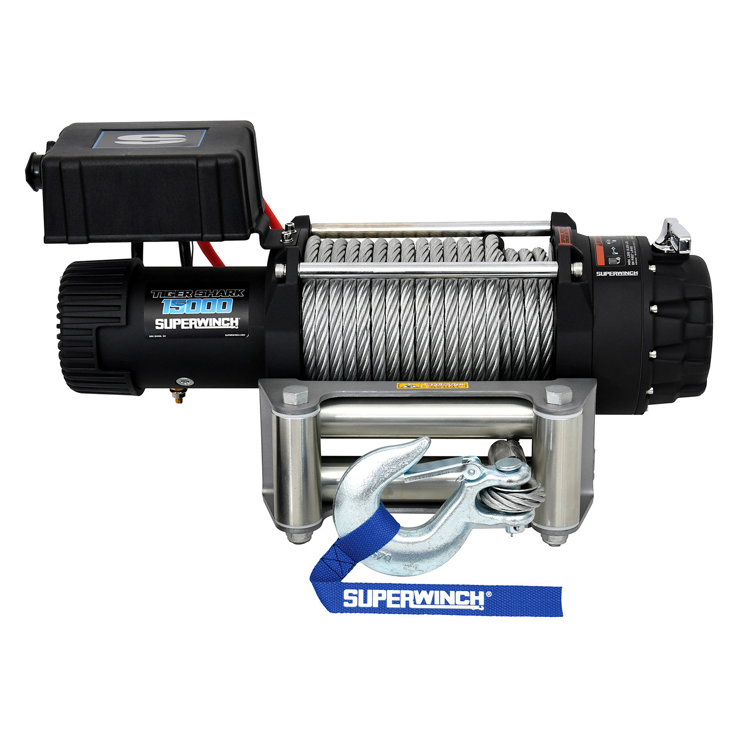 Superwinch® 1515000 - 15,000 lbs Tiger Shark Series Electric Winch with ...