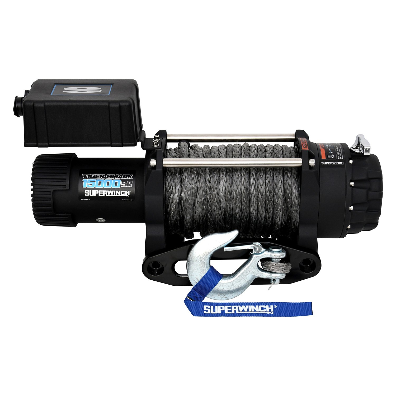 Superwinch® 1515001 - 15,000 lbs Tiger Shark Series Electric Winch with ...