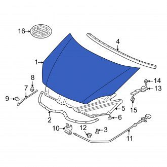 Suzuki Replacement Hood Panels — CARiD.com