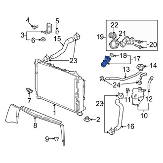 Suzuki OEM Engine Cooling Parts | Radiators, Fans, Pumps — CARiD.com
