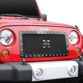 2007 Jeep Wrangler Custom Grilles | Billet, Mesh, LED, Chrome, Black