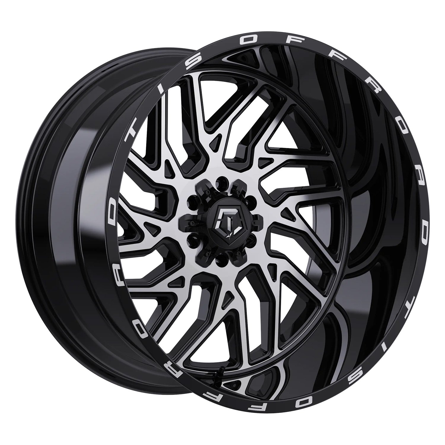 TIS® 544MB Wheels - Gloss Black with Machined Face Rims