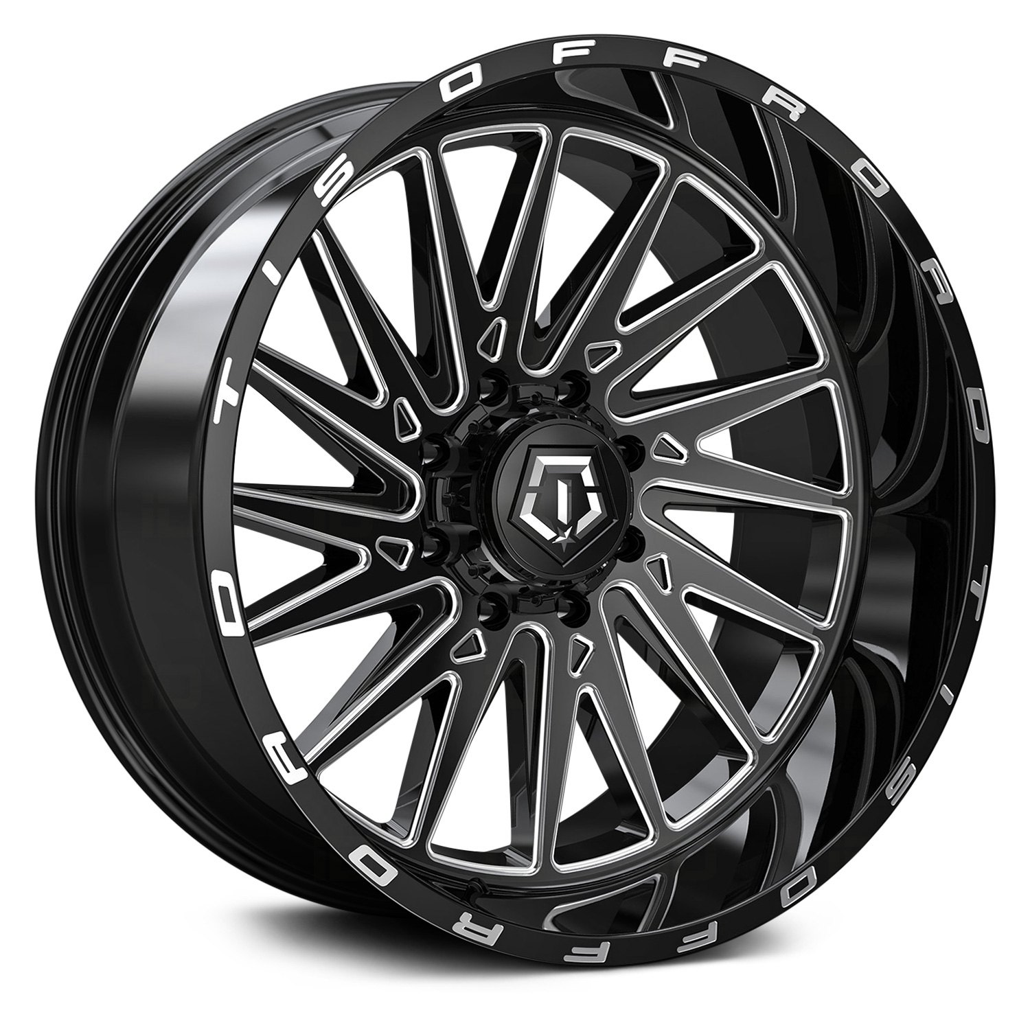 TIS® 547BM Wheels - Gloss Black with Cnc Milled Accents Rims