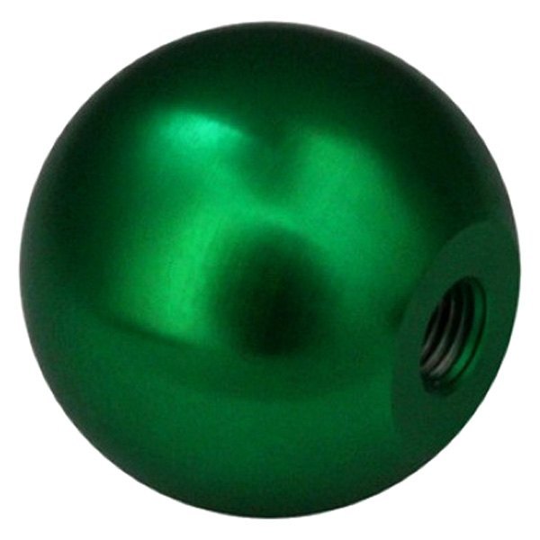 Torque Solution® TS-BSK-003GR - Manual Round Style Green Shift Knob