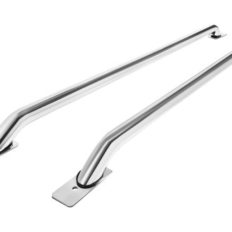 Truck Bed Side Rails - Chrome, Black, Polished Stainless Steel